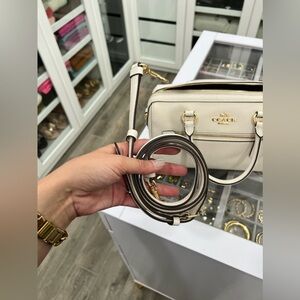 Coach | Bags | Coach Rowan Satchel In Chalk Color | Poshmark